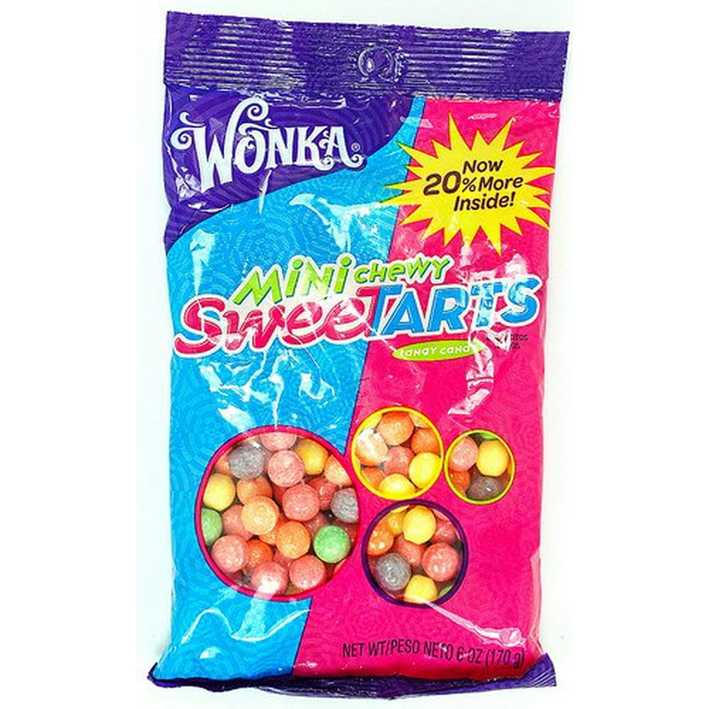 Sweetarts Tangy Candy Mini Chewy 6 Ounce Bag - Walmart.com - Walmart.com