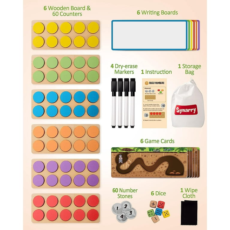 Elementary Math Manipulatives Ten Frame Set Math Manipulatives For
