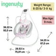 Ingenuity SimpleComfort Infant Swing with Vibrating Seat, Multi ...