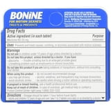 Bonine Motion Sickness Protection, Chewable Tablets, Raspberry 8 ea HSA ...
