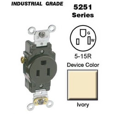 Plugmold Multi Outlet Strip 12 Single 15 Amp Outlets Steel Ivory ...