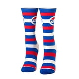 Cool Socks Pepsi Soda Crew Socks for Women, Retro Striped Logo Funny ...