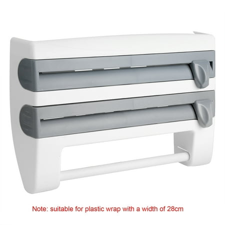 Kitchen Cling Film Holder Paper Towel Holder Kitchen Storage Rack ...