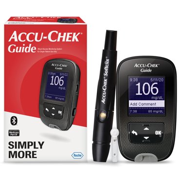 Accu-Chek Guide Me Diabetes Meter for Diabetic Blood Glucose Monitoring ...