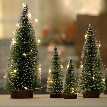 Desktop Miniature Pine Tree Tabletop Christmas Tree Small Pine Tree ...