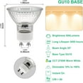 GU10 Bulb 110V 50W Light Bulbs for Candle Warmer Lamp, GU10+C, MR16 ...