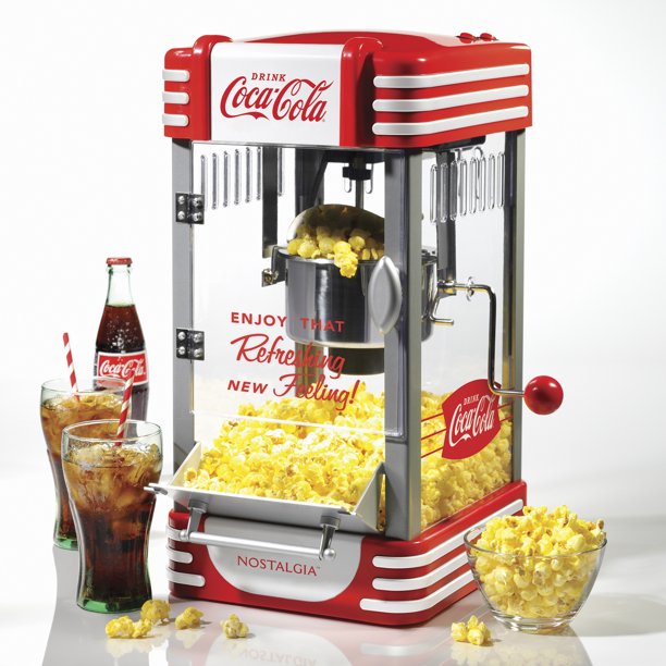 Nostalgia RKP630COKE Coca-Cola 2.5-Ounce Kettle Popcorn Maker - Walmart.com