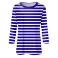 3/4 Sleeve Mardi Gras Tops for Women, Carnival Outfit with Mask Graphic ...