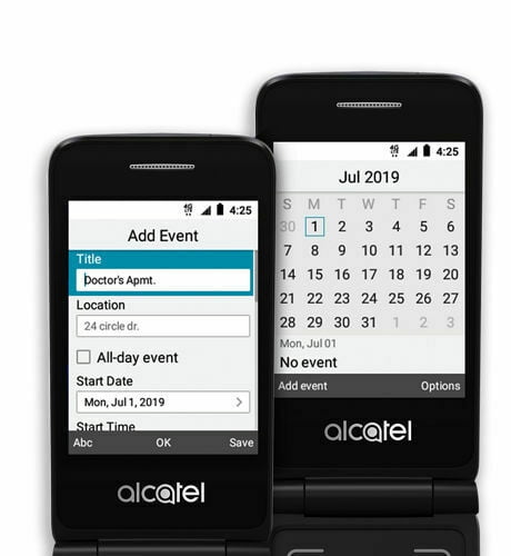 Alcatel GO Flip V 4051S - 4G LTE Flip Phone for Verizon & Page Plus in ...