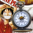 One Piece Luffy skull anime anime peripheral pocket watch retro flip ...