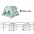XIBUFE 2026 New Dog Tent Strong Support Frame Indoor Dog House ...