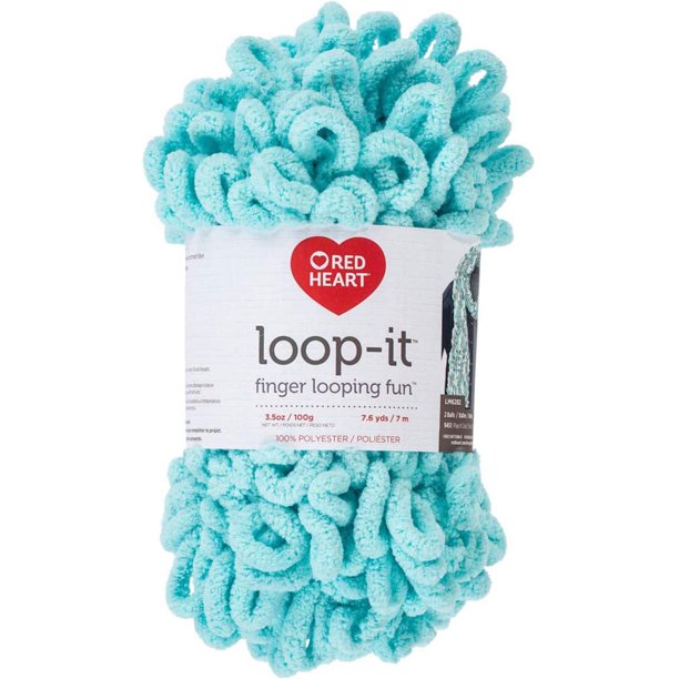 Red Heart 100% Polyester Loop-It 7oz Jumbo #7 Mega Bulky Yarn Skeins ...