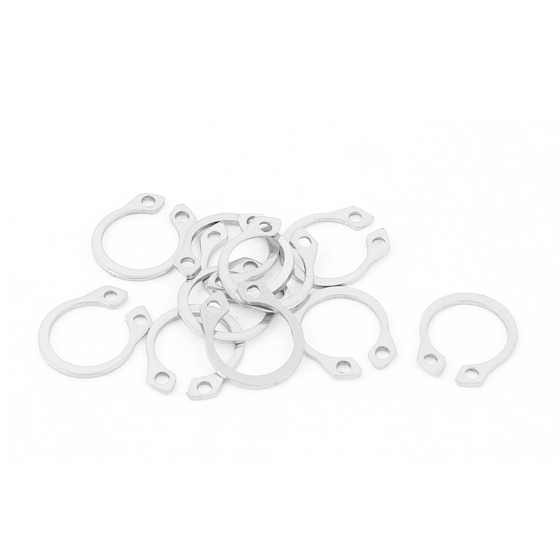 10pcs 304 Stainless Steel External Circlip Retaining Shaft Snap Rings ...