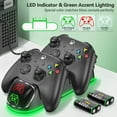 Walmart Xbox Controller Charger Station with 2 x 4800 mWh Rechargeable ...