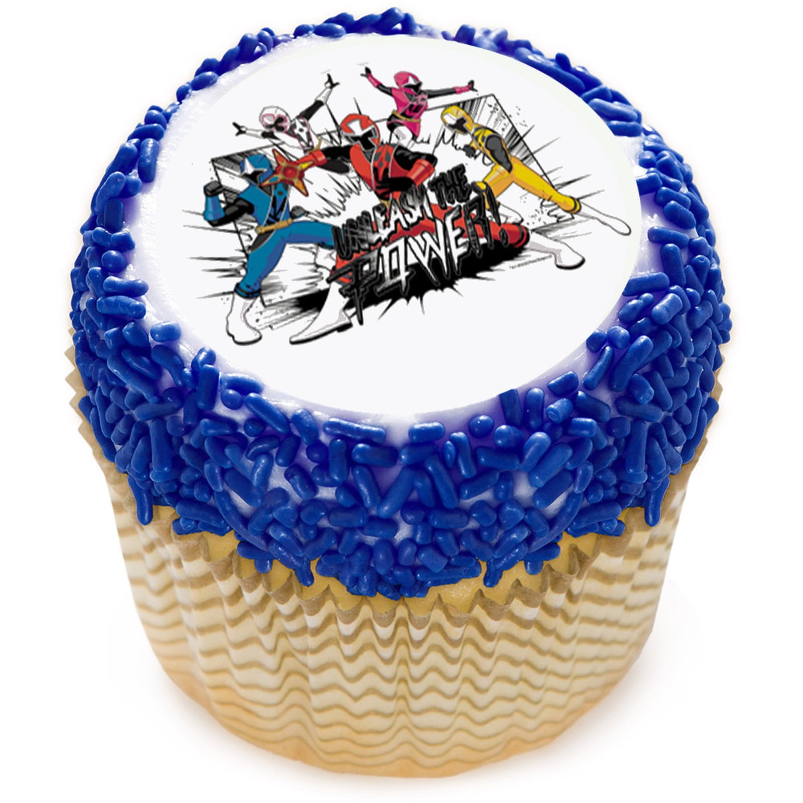 Power Rangers Ninja Steel 2" Edible Cupcake Topper (12 Images ...