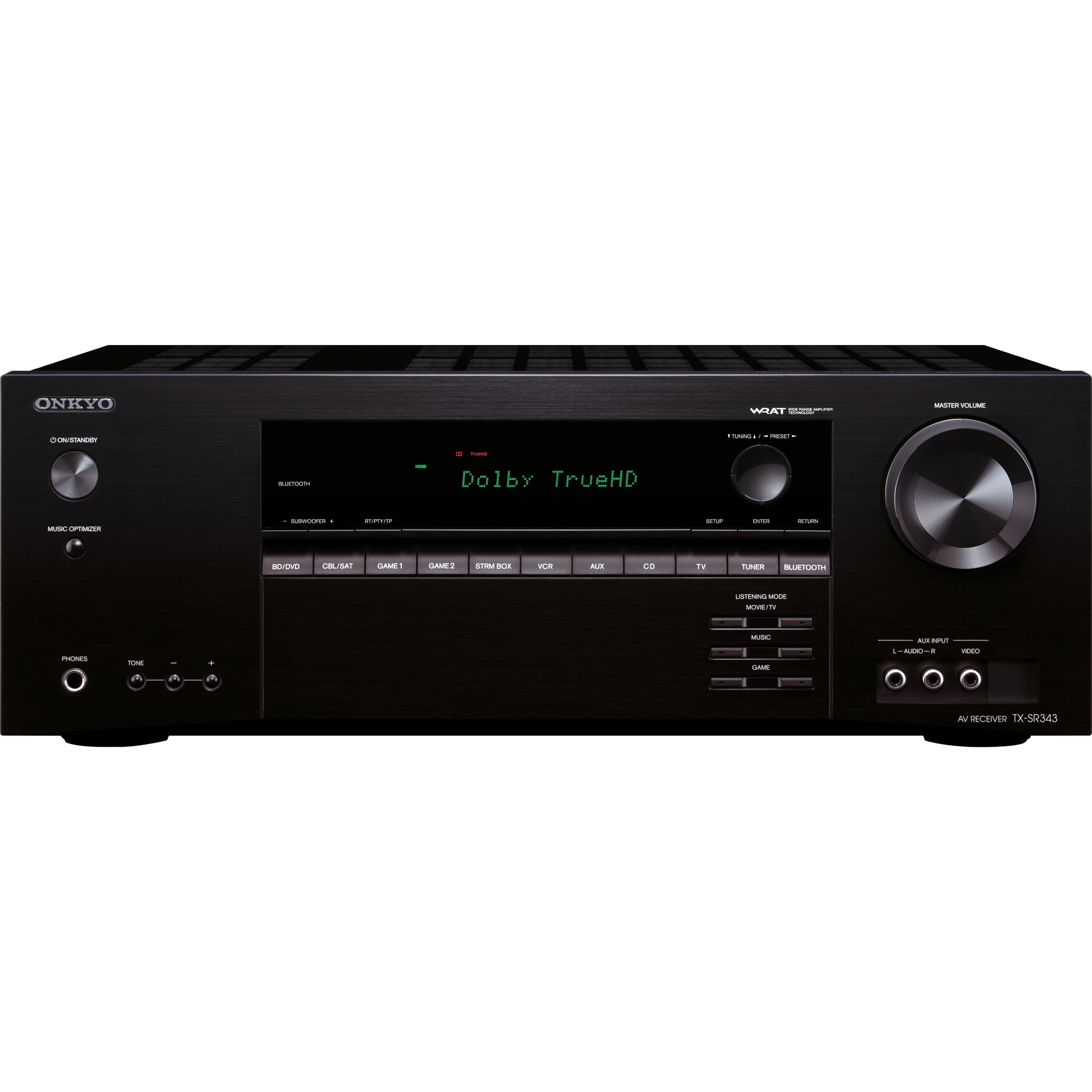 Onkyo TX-SR353 A/V Receiver, 5.1 Channel, Black - Walmart.com