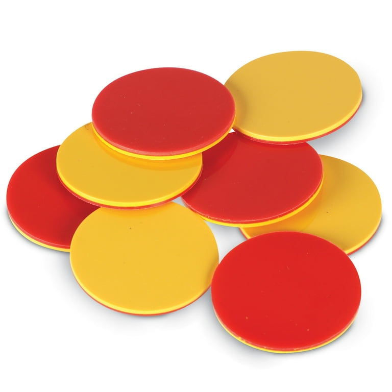 Math Manipulatives 1st Grade Junior Learning 50 Two-Color Counter ...