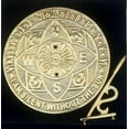 Solid Brass Sundial Clock – Shiny Polished Finish for Garden, Yard, or ...