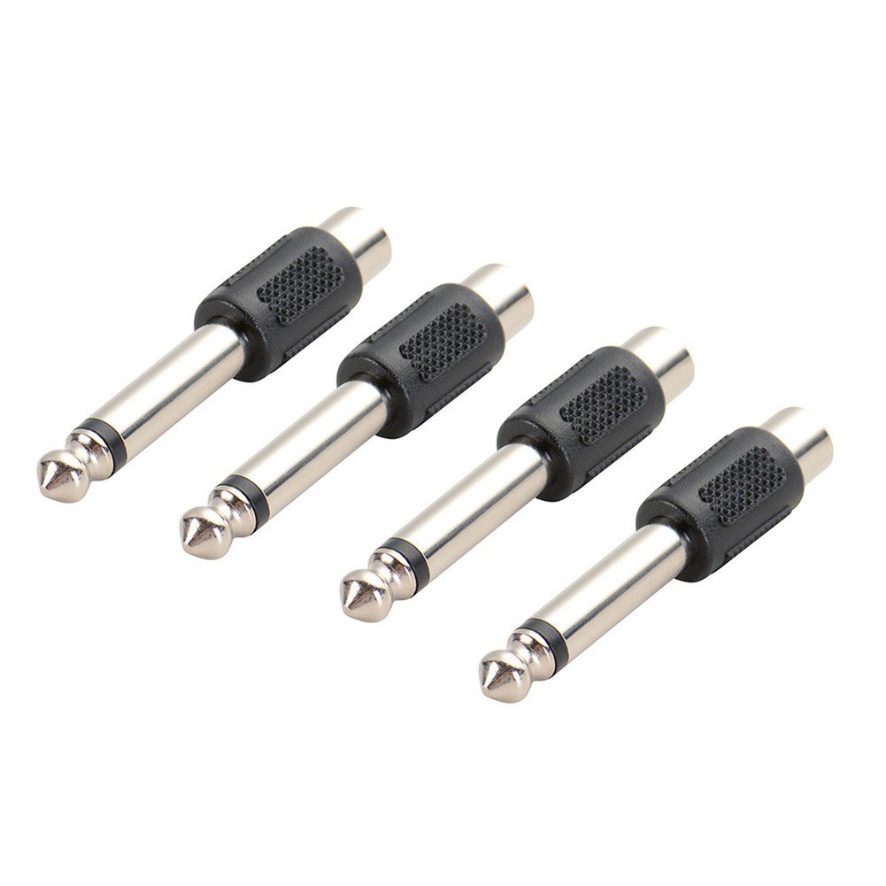 Click here for Myg 4pcs Rca Female Jack To 6.35mm 1/4in Male Mono... prices