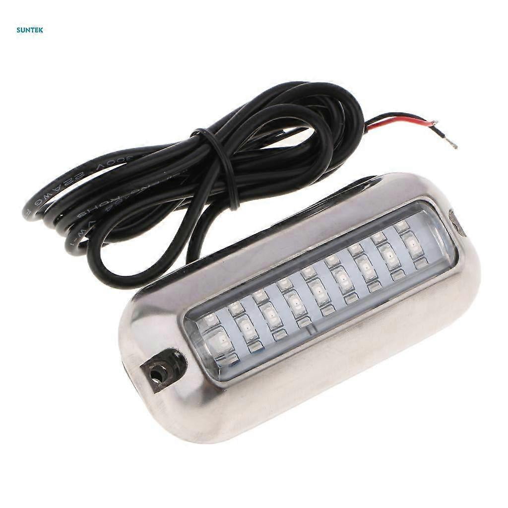 316 Stainless Steel 27 LED Underwater Pontoon Marine Boat Transom Light ...