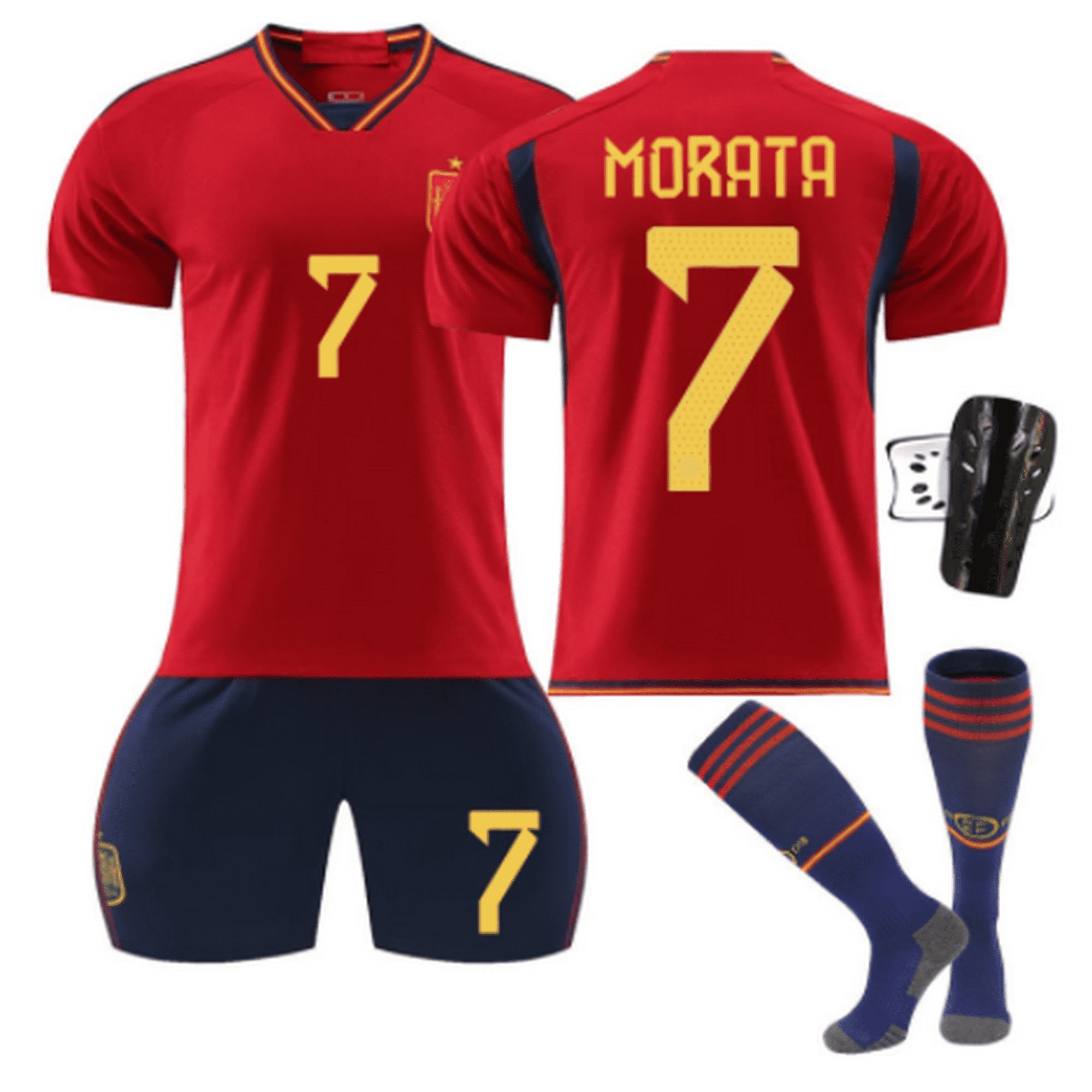 Click here for Onemix 2023 Mens And Womens Spain Home Football Te... prices