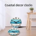16 Inch Wall Clock, Large Outdoor Clocks for Patio, Pool Beach House ...