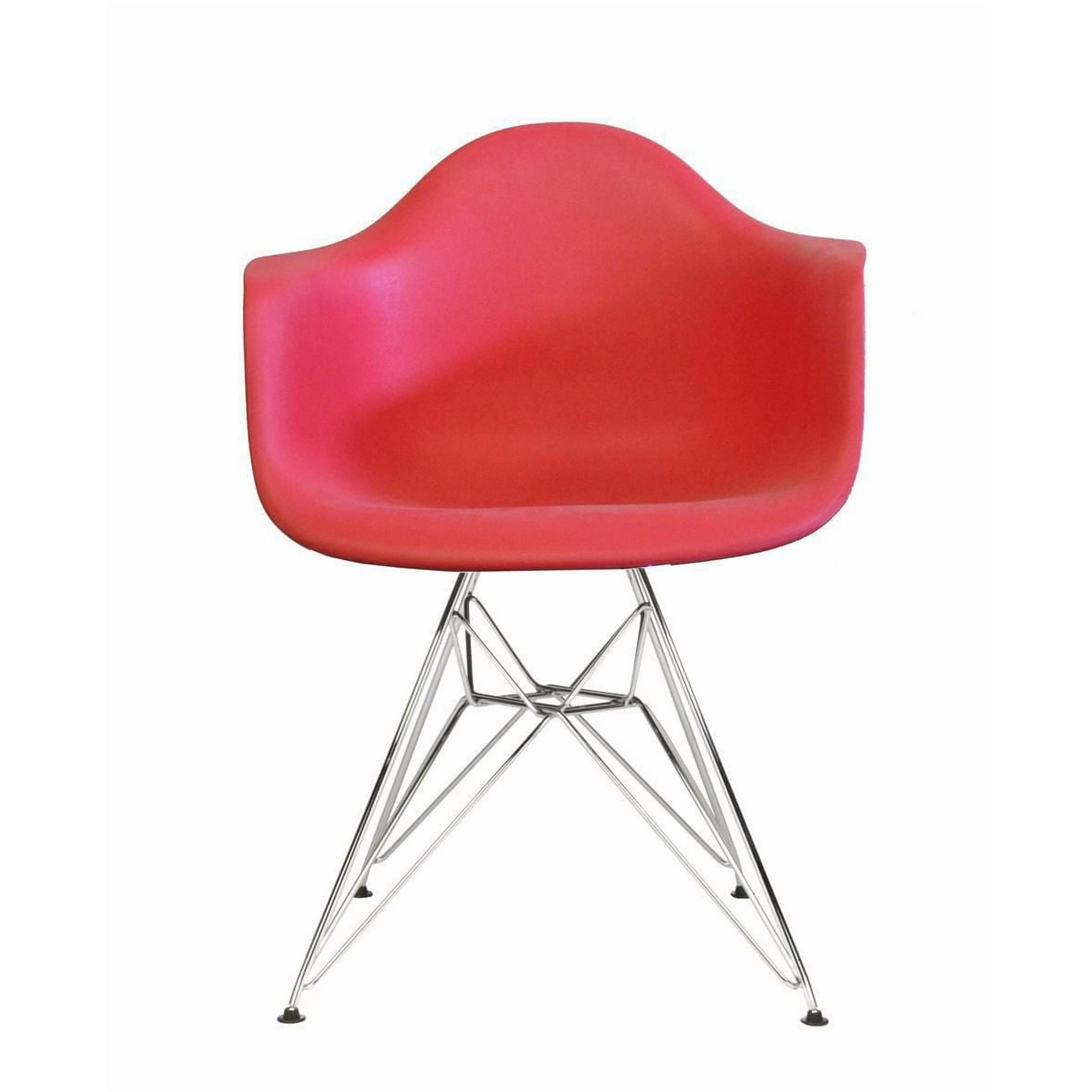 Click here for Plata Décor Import Inc Bucket Chair With Chrome Le... prices