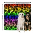 Non-Slip Dog Pee Pads with Island Botanical Pattern, 72" x72" Reusable ...