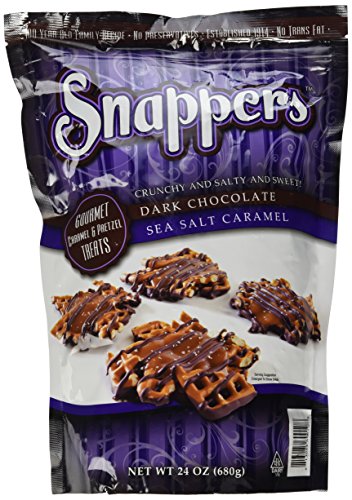 Snappers Crunchy and Salty and Sweet Dark Chocolate, Sea Salt Caramel ...