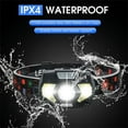 2-Pack Ultra-Light LED Headlamp, 1100 Lumen, Rechargeable, Waterproof ...