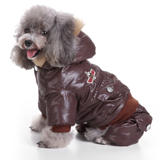 Pet clothes Pet warm clothing in autumn and winter Dog four legged ...