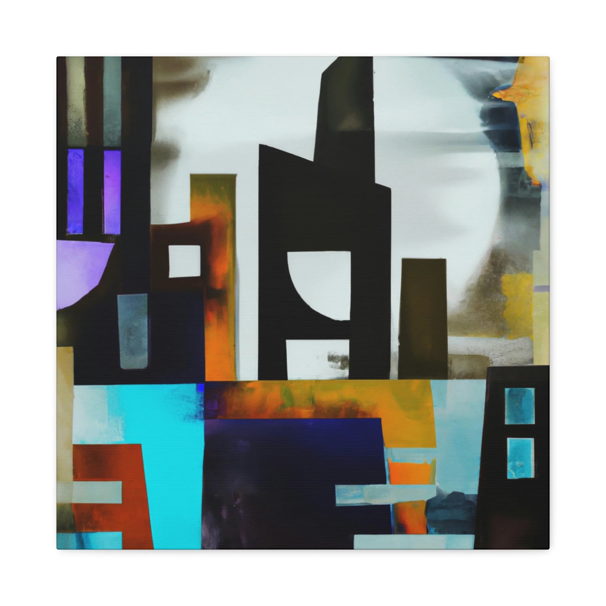 Modern Postmodern Landscape - Canvas - Walmart.com