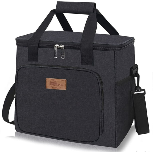 Insulated Lunch Bag Cooler Totes Reusable Leakproof Thermos Bento ...