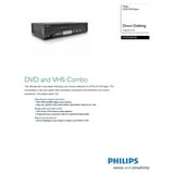 Philips DVP3345V All-in-One DVD/VCR Player Combo - Plays VHS & DVDs (New) - Walmart.com