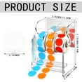 2 Pcs Adjustable Label Dispenser 3 Disks Sticker Roll Holder Sticker ...