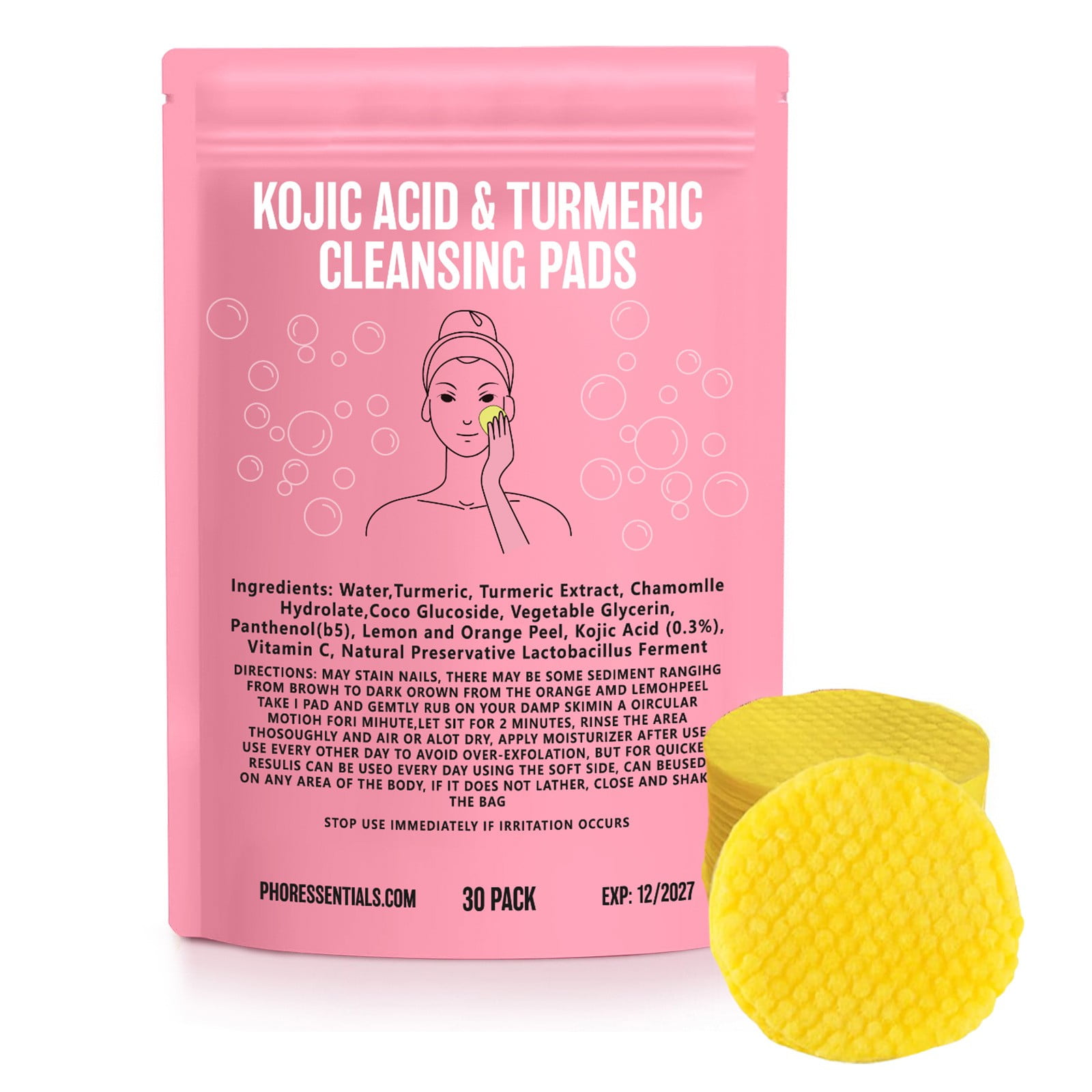 Click here for Xnusomue Turmeric Kojic Acid Cleansing Pads  80pcs... prices