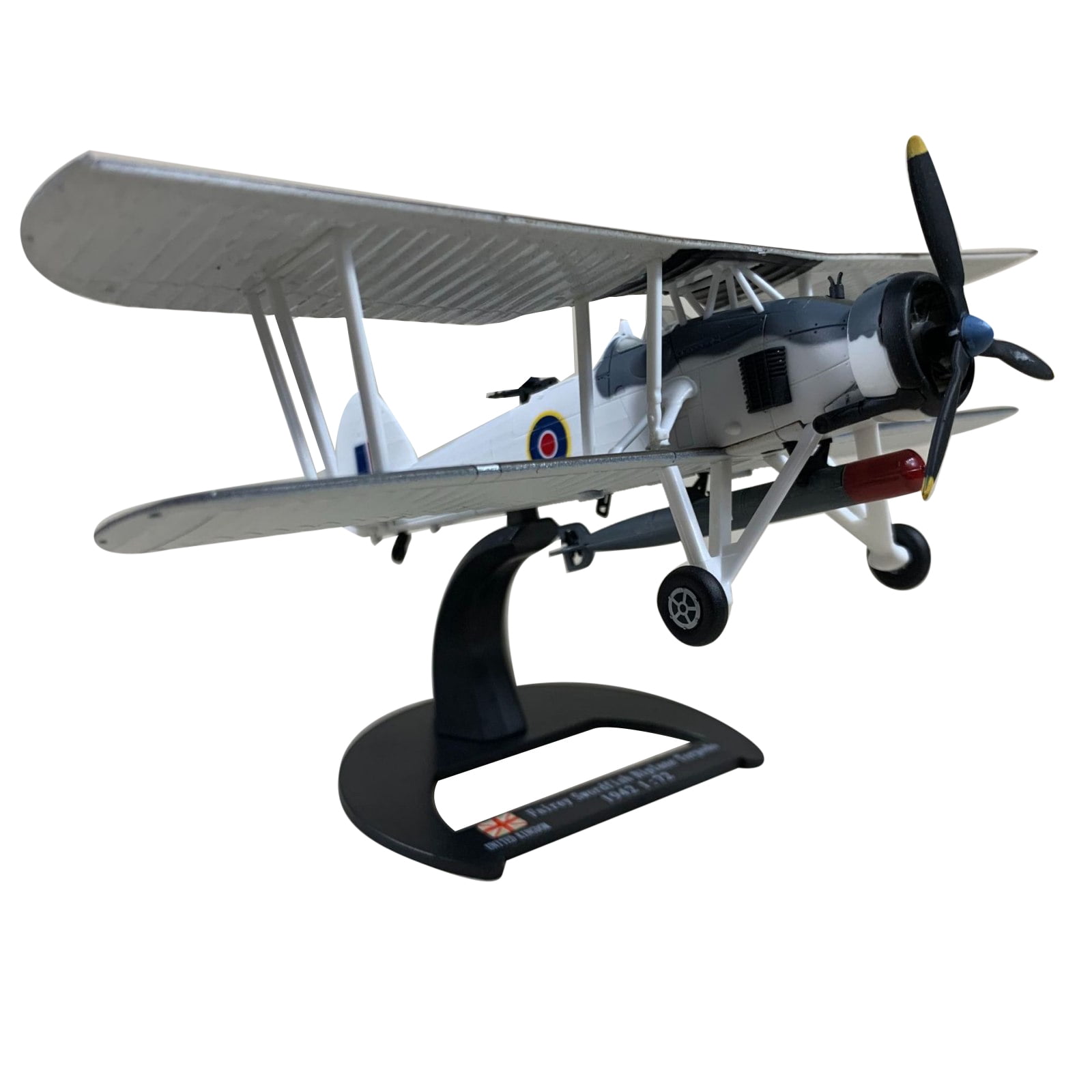 British Navy Fairey Swordfish Diecast Model for Collectors, Precise ...
