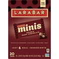 Larabar Double Dark Chocolate Mini Bars, Gluten Free Vegan Bars, 20 ct ...