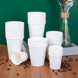 Clearance! 12 oz White Disposable Cups, Heavy-Duty, Hot/Cold Beverages ...