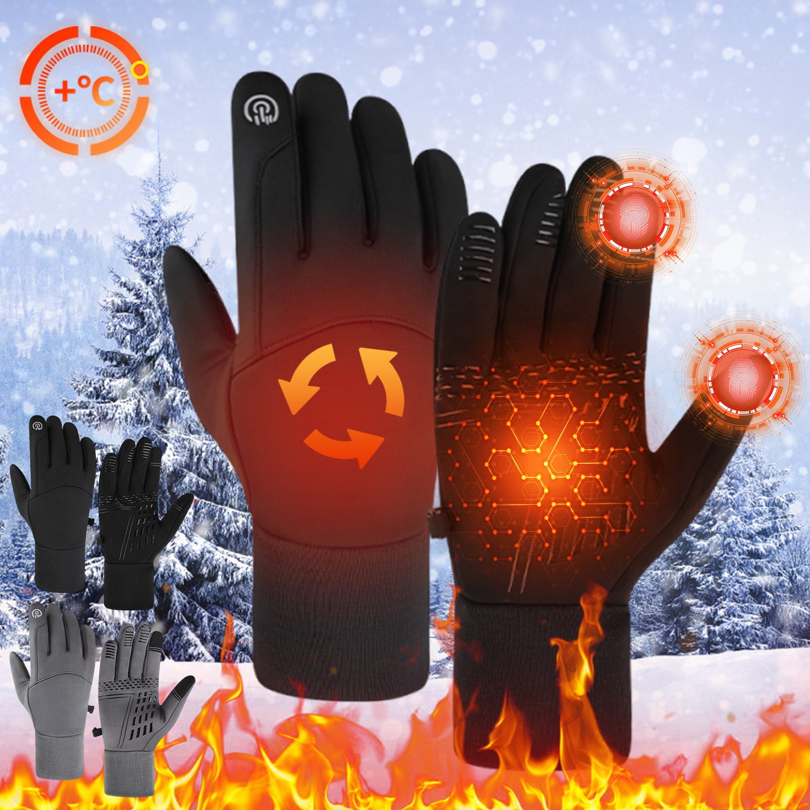 Click here for Cagogo Under $5 2pcs Winter Touch Screen Gloves  W... prices