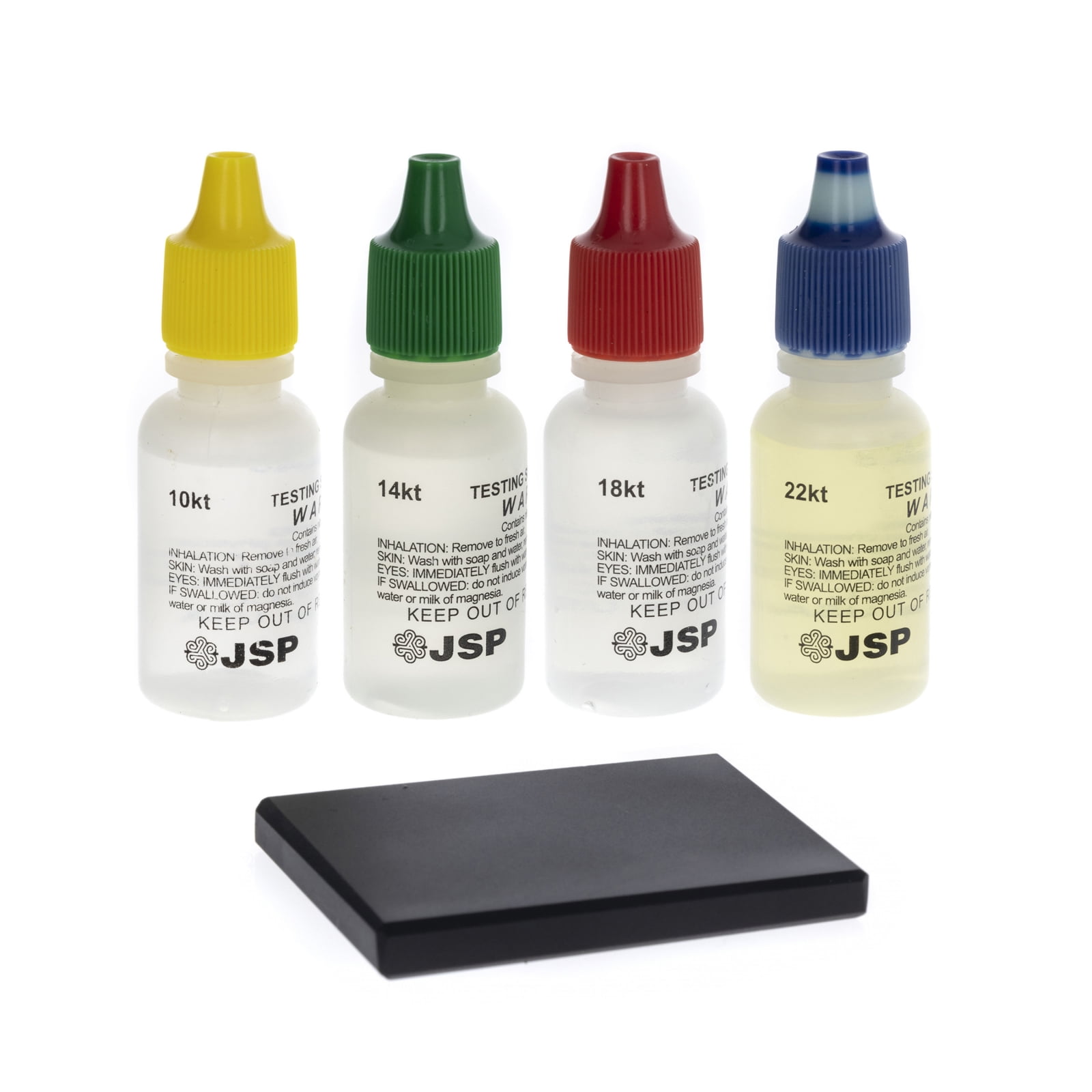 5pc ToolTreaux 10k 14k 18k 22k Complete Gold Acid Testing Kit with Gold ...