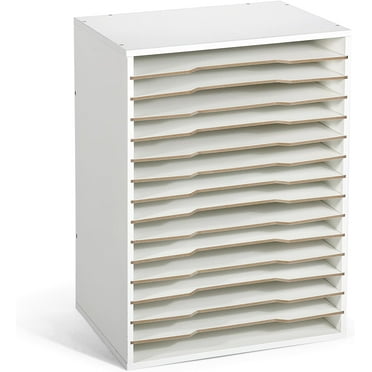 Scrapbook Paper Storage, 6 Pack Stackable Plastic File Storage Box Set ...