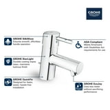 Grohe 34 702 Concetto 1.2 GPM Single Hole Bathroom Faucet - Chrome ...