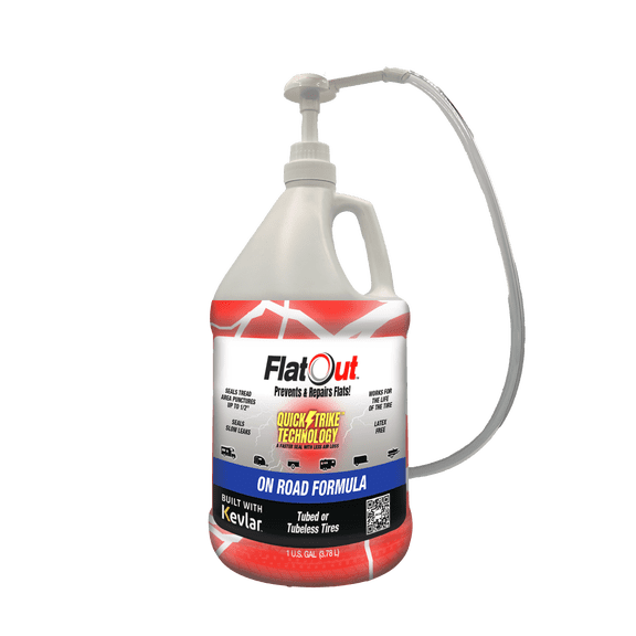 FlatOut, Tire Sealant, QuickStrike Off-Road Formula 1 Gallon - Walmart.com
