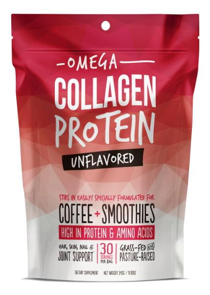 Omega Collagen Peptides – Protein Powder for Coffee | Great for Hair ...