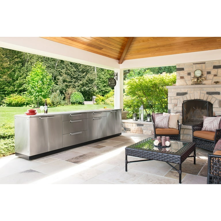 Outdoor Kitchen Stainless Steel Countertops