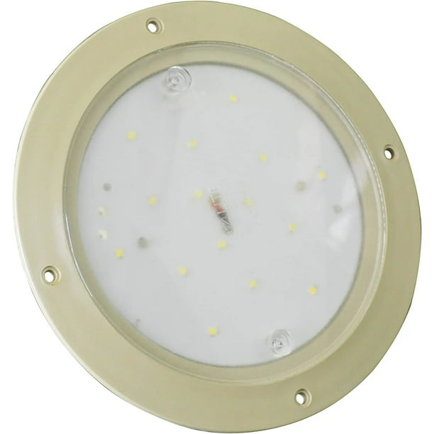 APSMOTIV LED Round Shape Single Roof Ceiling Light with Off White Body ...
