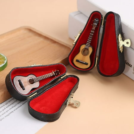 Mini Classical Guitar Model Folk Musical Instruments Model Ornaments ...