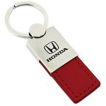 Honda Civic Keychain & Keyring - White Carbon Fiber Texture Leather ...