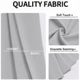 Amay Blackout Polyester Back Tab Kitchen Window Valance Curtain, Light ...